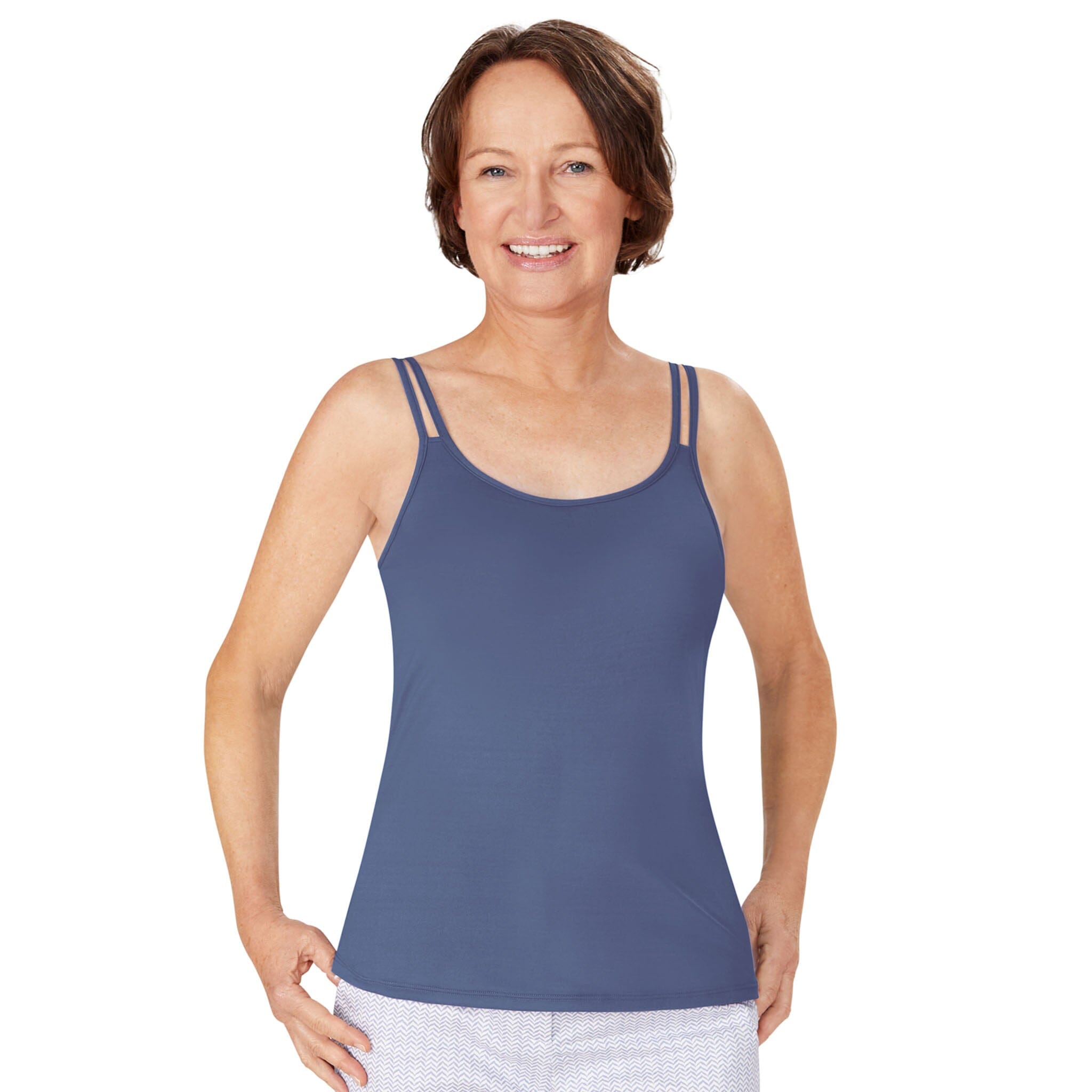 Valetta Top | Mastectomy Camisole with Pocket Bra – EverYou