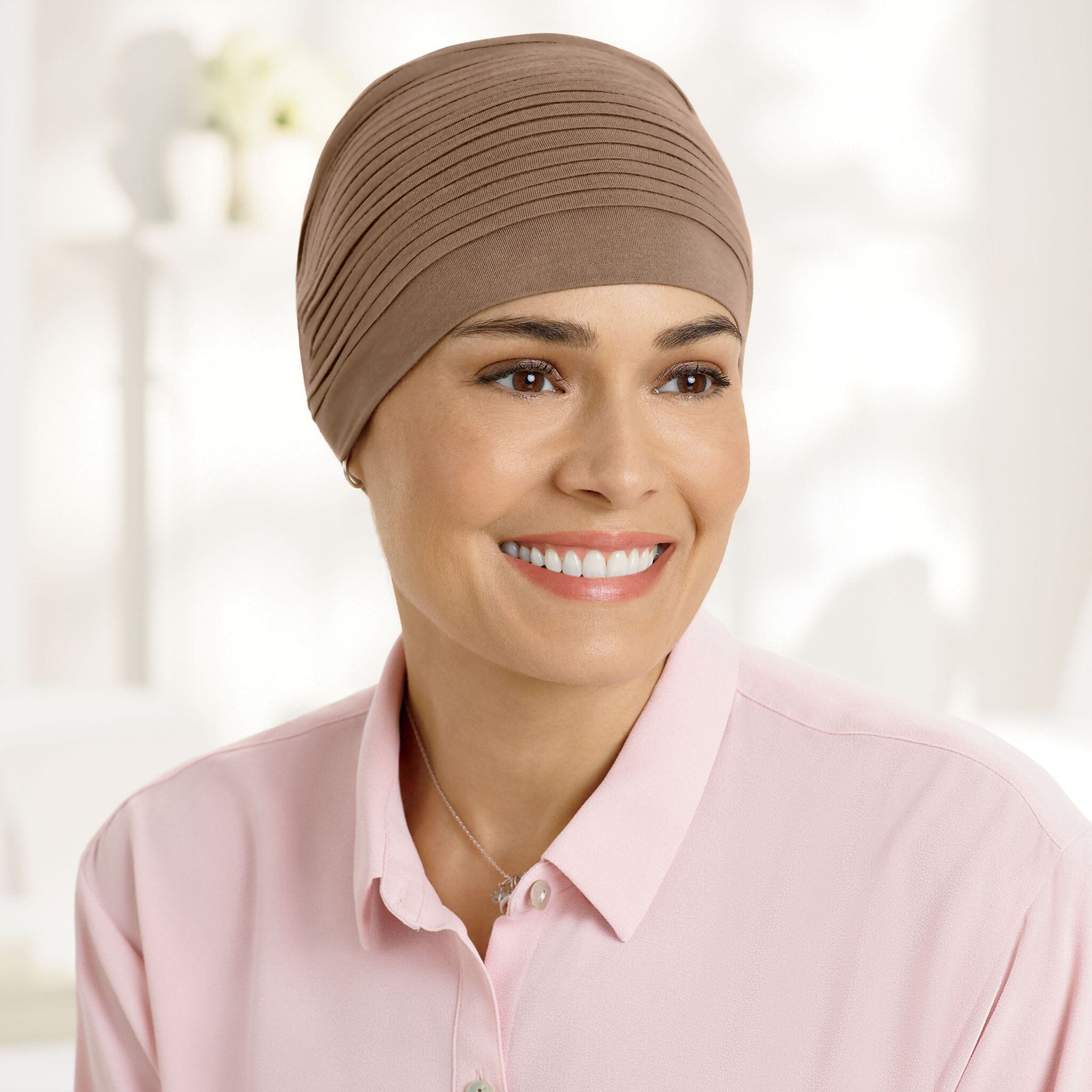 Bamboo Cool Comfort™ Micro Pleat Turban | EverYou was Tlc Direct | ACS